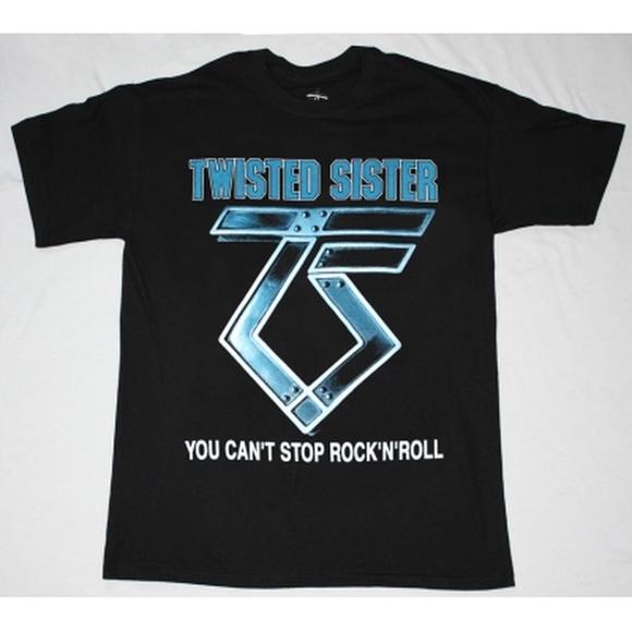 Tops | Twisted Sister You Cant Stop Rock N Roll83 New Black Tshirt ...